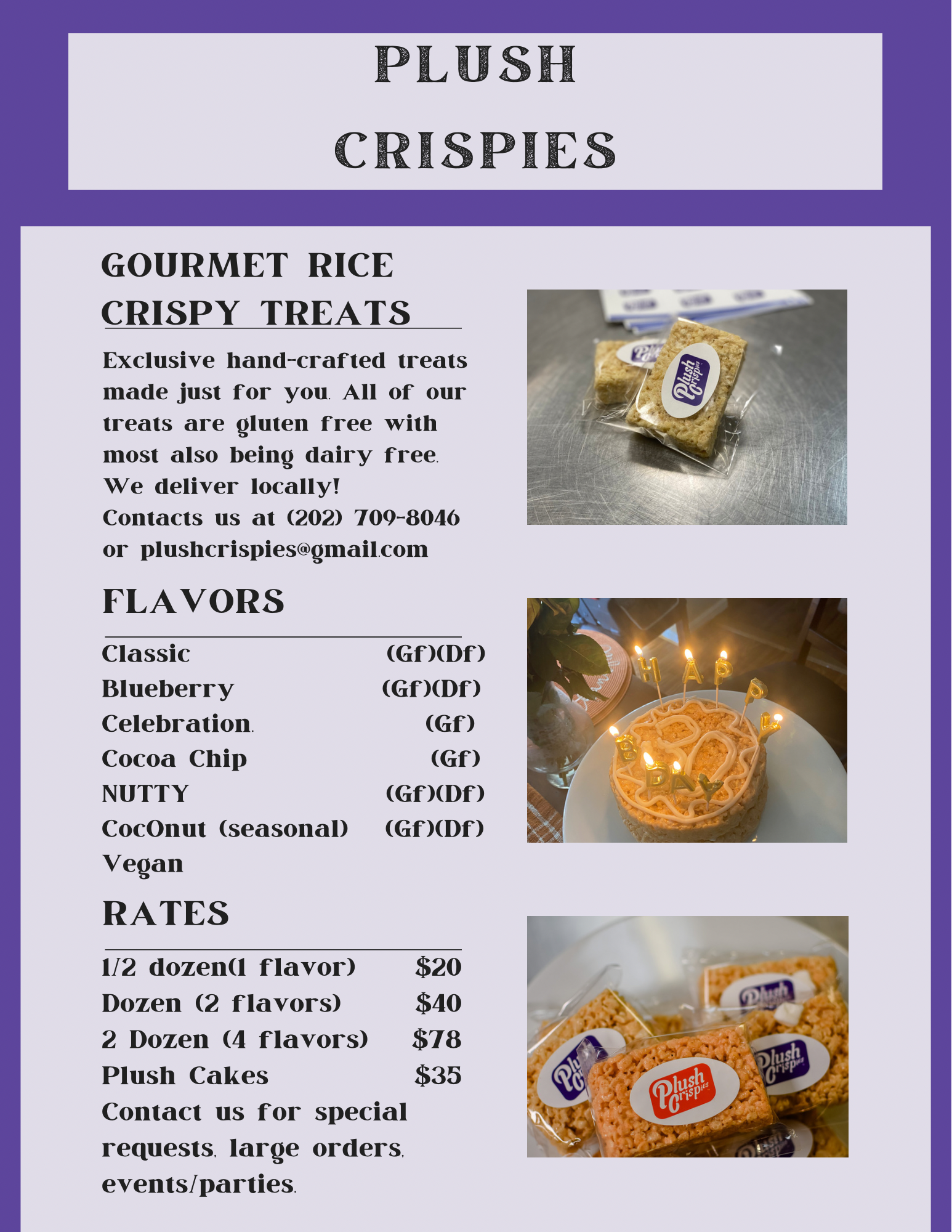 Menu – Plush Crispies